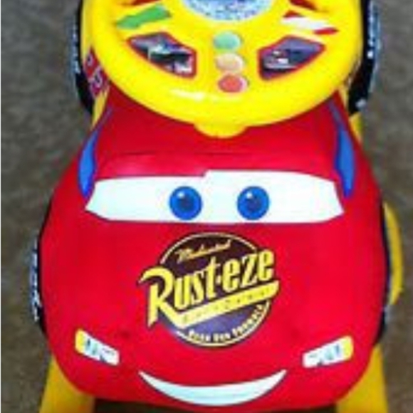 Disney | Toys | Lightning Mcqueen Toddler Rocker From The Disney Movie ...